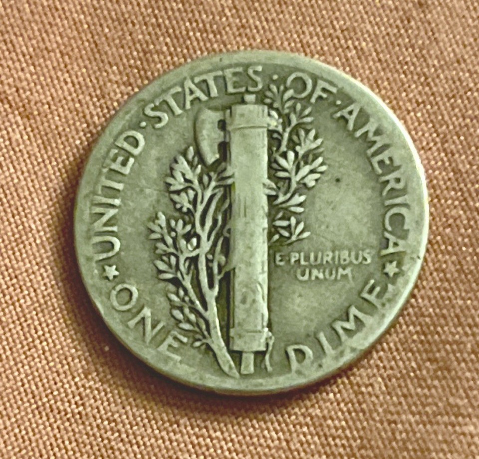 1944 W Winged Mercury Dime with Error Stating “In COD We Trust”Rare ...