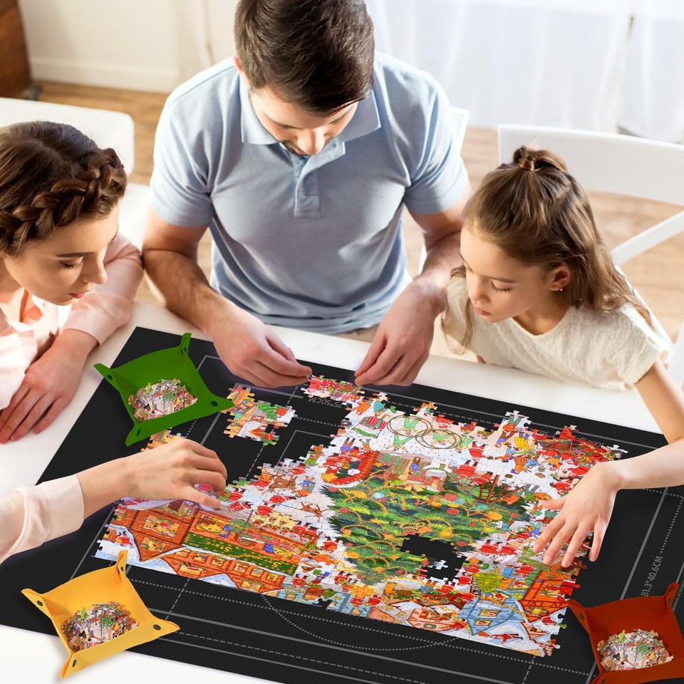 2000pcs Puzzle Mat Roll Up| Jigsaw Puzzle Mat Roll Up| Roll-Up Save Pad ...