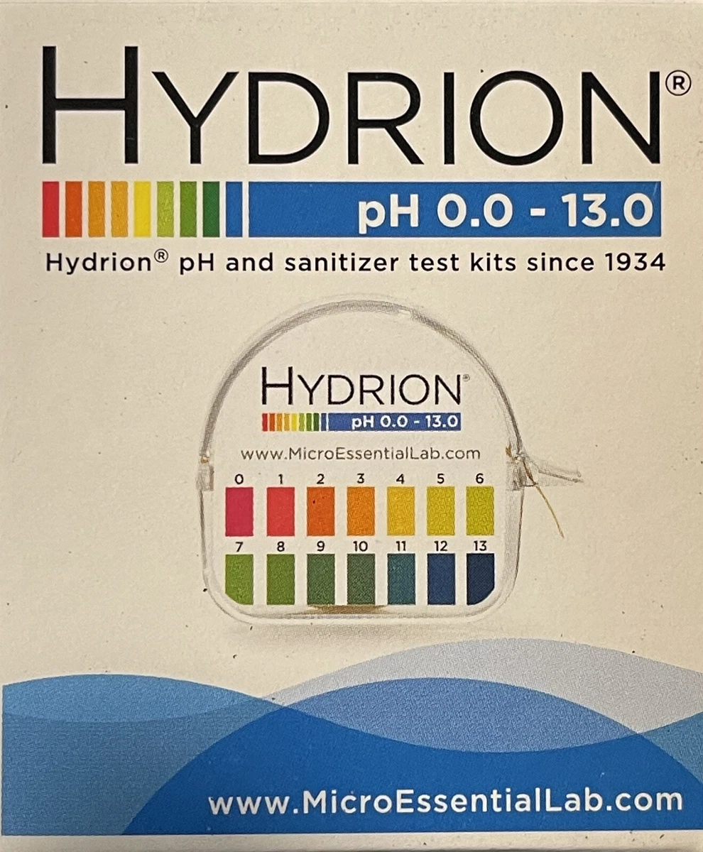 Hydrion Paper Color Scale