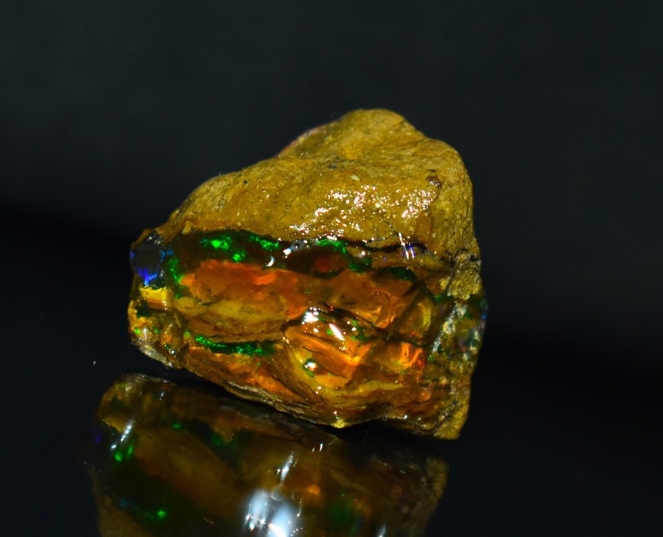 Red Opal Rough 48.45 Carat Natural Ethiopian Opal Raw Welo Opal ...