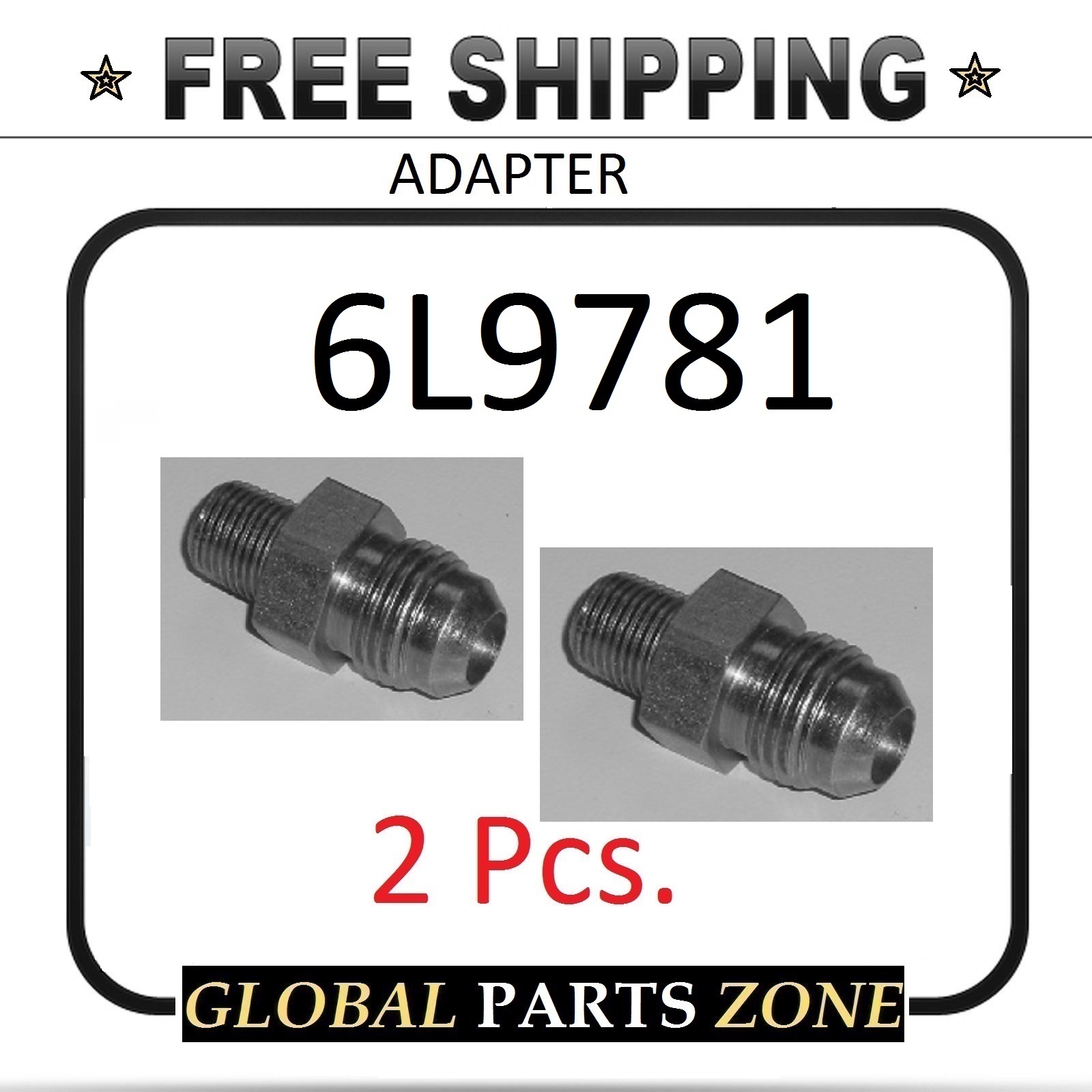 ADAPTERS for Caterpillar 6L9781 6L-9781 3116; 3126; 3208; 3304; SHIPS ...