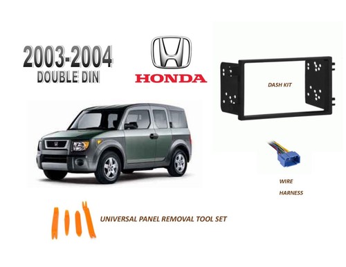 NEW 2003-2004 HONDA ELEMENT 2 DIN CAR STEREO INSTALL DASH KIT, WIRE ...