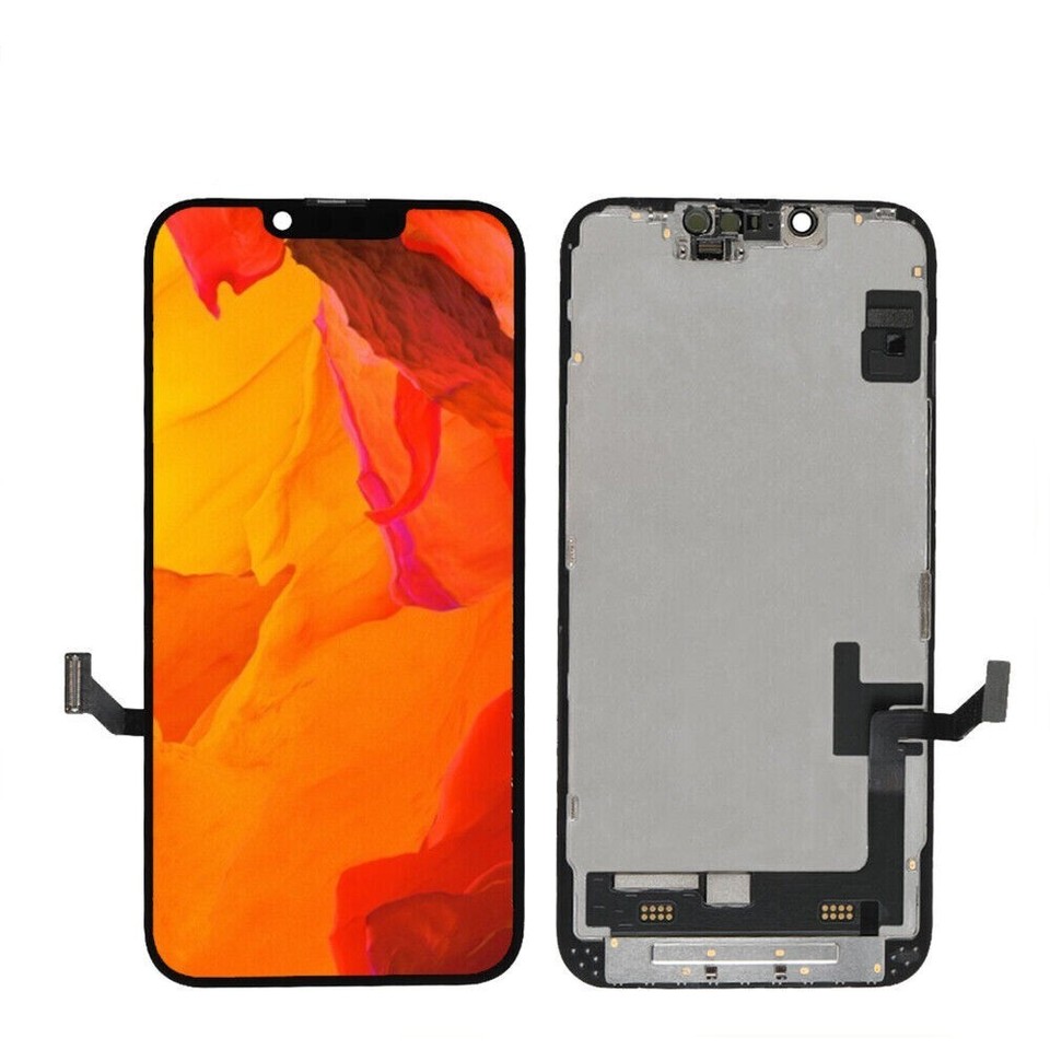 For iPhone 14 LCD Display Touch Screen Full Digitizer Replacement ...