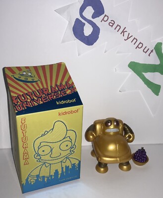 Kidrobot Futurama UNIVERSE X Mini Series “HEDONISM BOT” w/ Grape Bowl ...