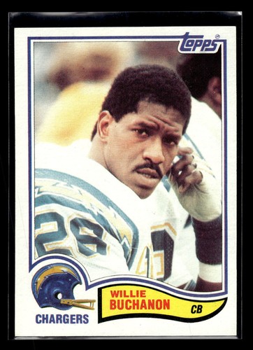 1982 Topps Football #227 Willie Buchanon "Set Break" Mint San Diego ...