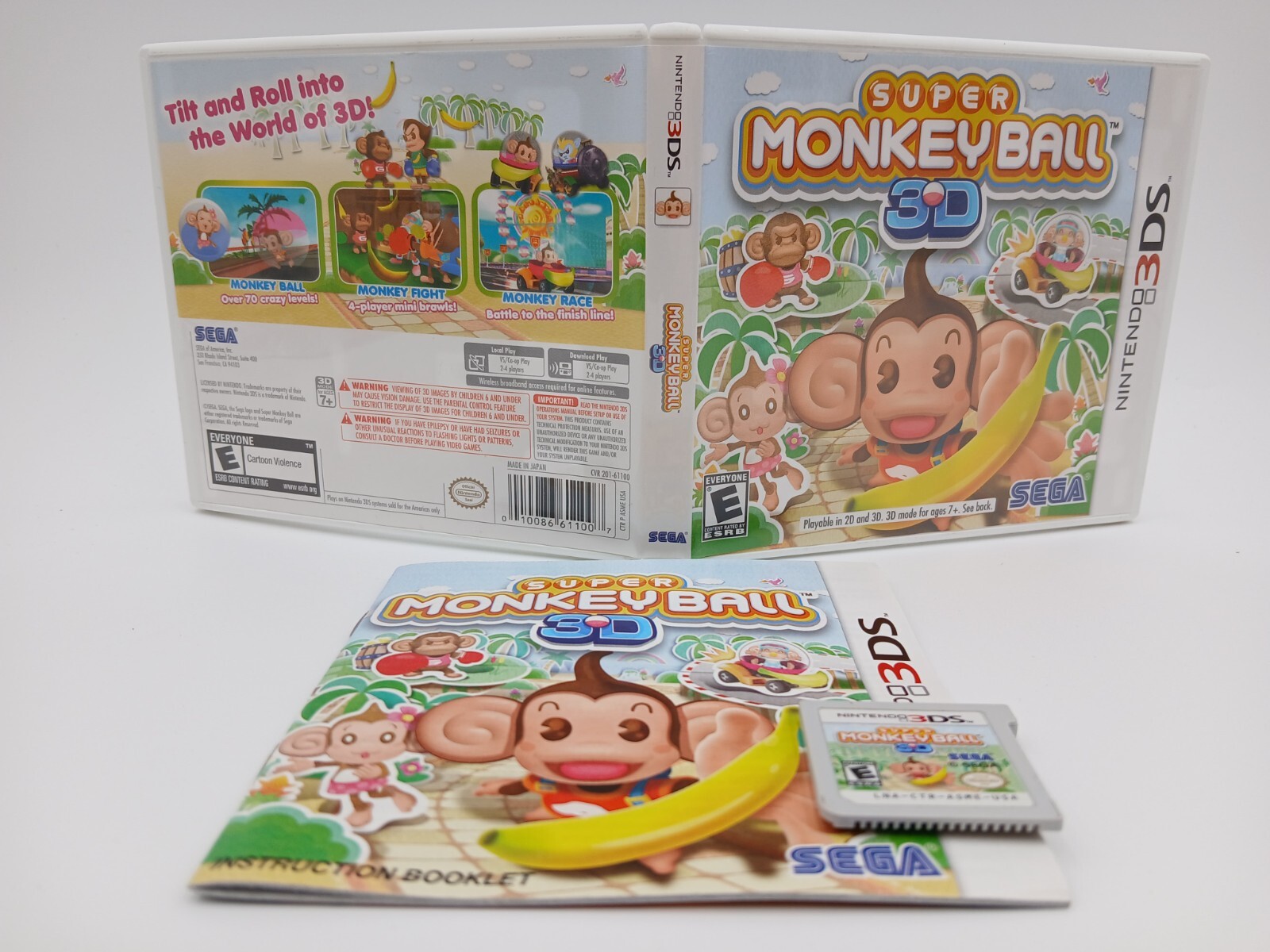 Super Monkey Ball: 3D (Nintendo 3DS, 2011) 10086611007 | eBay