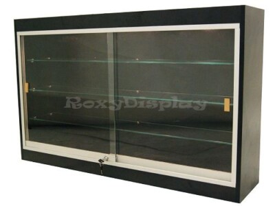 Black Color Wall Showcase Display Case Store Fixture #SC-WC439B | eBay