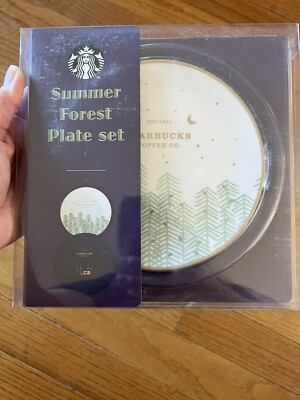 Starbucks Korea Summer Forest Plate Set 2 Melamine | eBay
