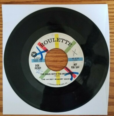 Vintage 45 rpm The Mickey Mozart Quintet ‎The Man With The Monocle R ...