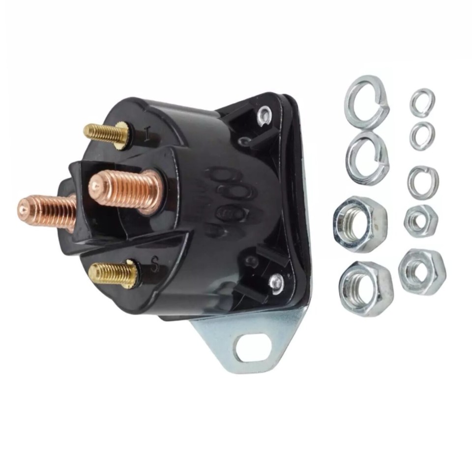 New Starter Solenoid Relay 12 Volt For Ford 3-Terminal Sw1951, Sw1951A ...
