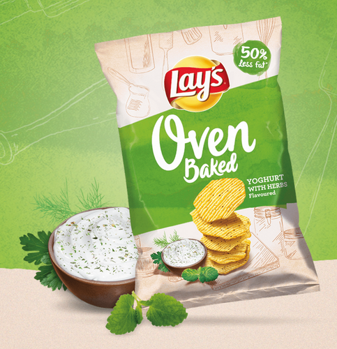LAYS LAY'S OVEN BAKED - 125G - LESS FAT - BIG CHOICE - CRISPY POTATOE ...