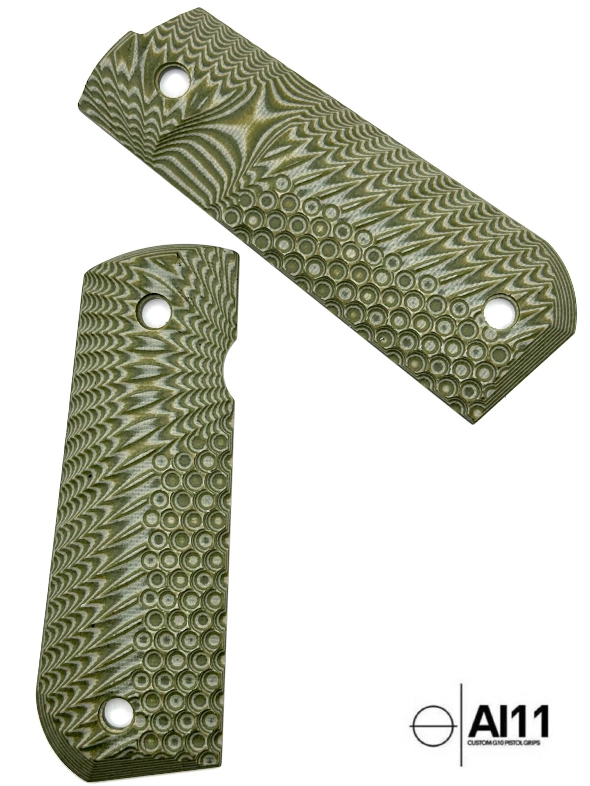 1911 Colt G10 Grips Full Size Ambi Safety Bobtail OPS Eagle Texture OD ...