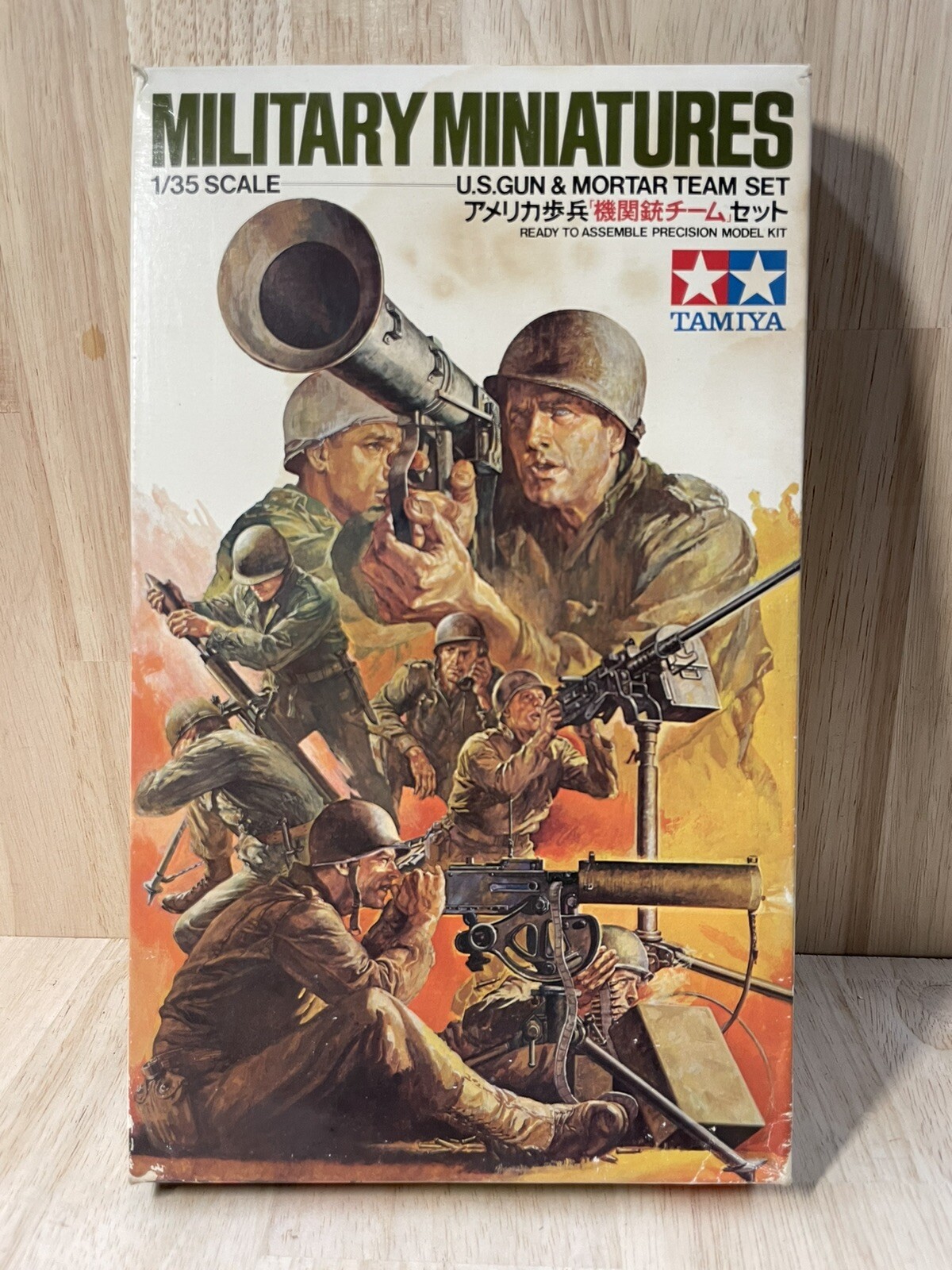 TAMIYA MILITARY MINIATURES 1/35 U.S. GUN AND MORTAR TEAM SET | eBay