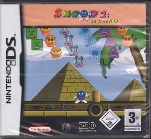 Snood 2: On Vacation jeu vidéo Nintendo DS NDS scellé 5060034553847 ...