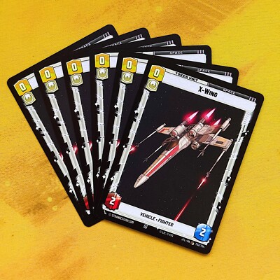 6x X-Wing Token Tokens Unit T02 JTL Vehicle Ship PLAYSET SWU Star Wars ...