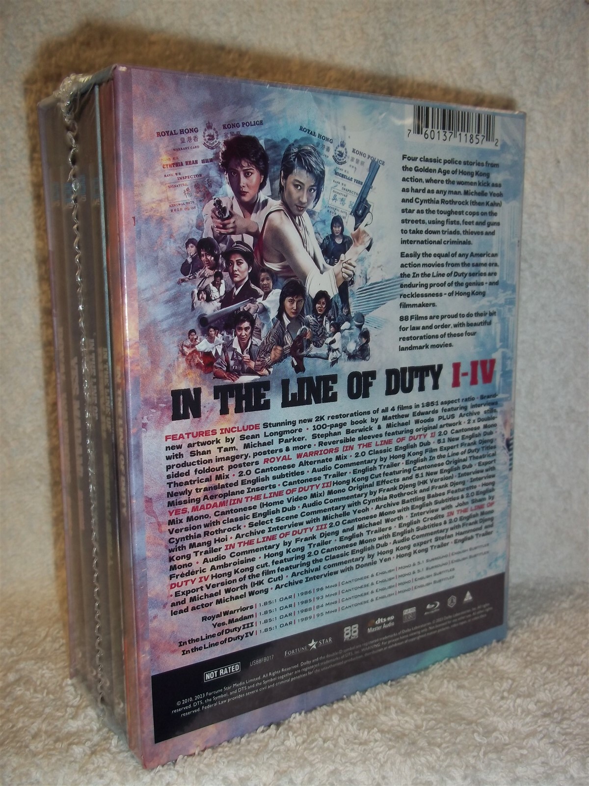 In the Line of Duty I-IV box set (1985-1989) (88 Films) - Page 9 - Blu-ray Forum