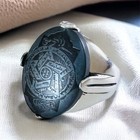 Genuine Hadid Cini, Seal Of Solomon David star 925 Sterling Silver Ring ...