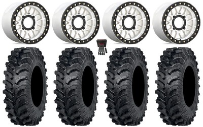 KMC Grenade Bdlk 15" Wheels Mh +10mm 30" MT911 Tires Sportsman RZR ...