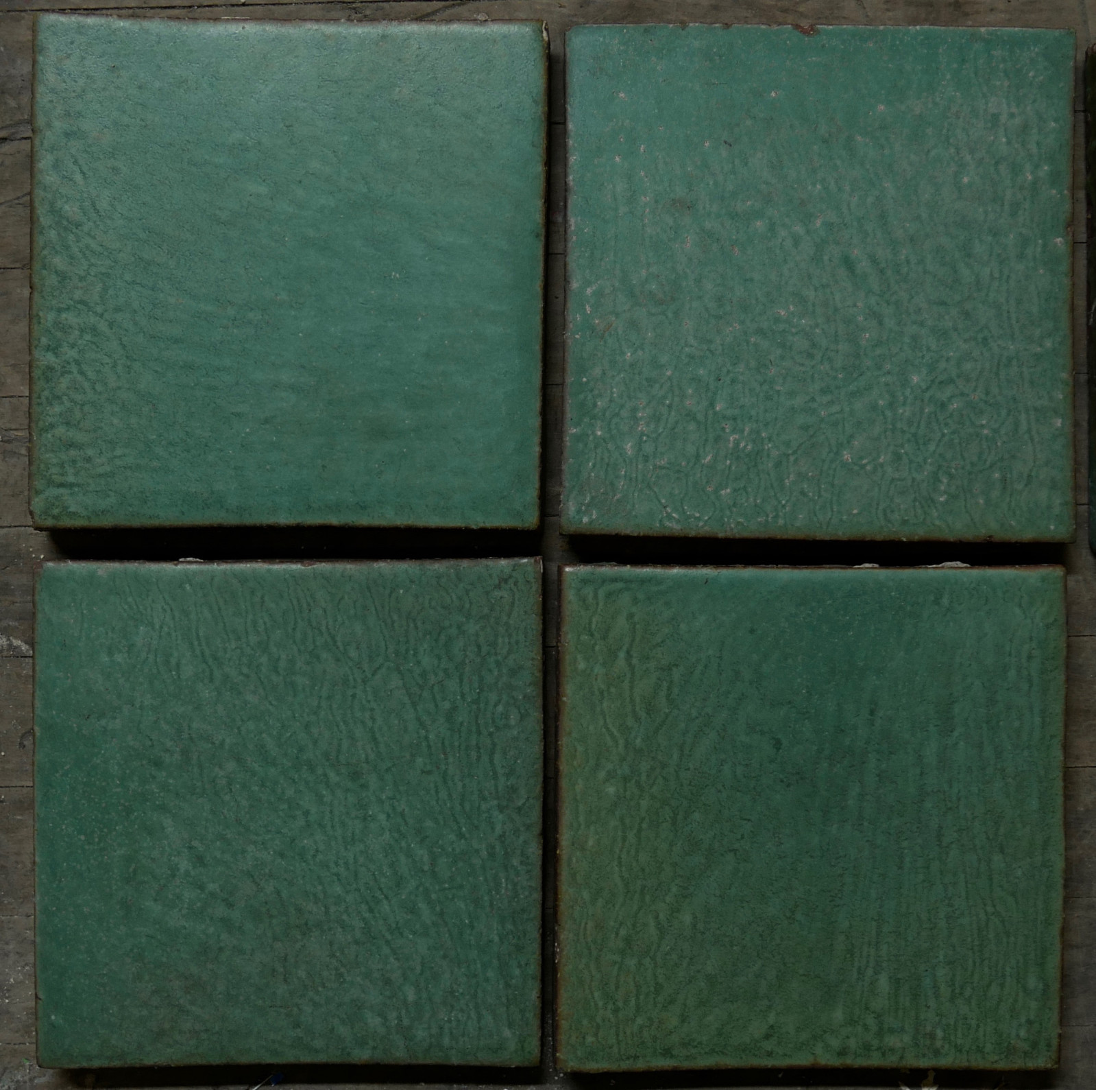 Matte Green Mosaic Tile Co. Vintage Field Tile 6" | eBay