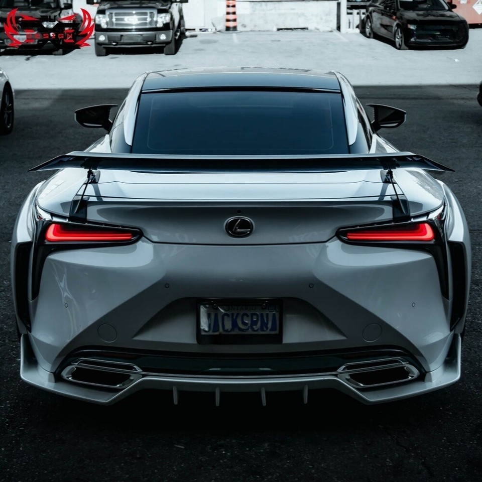 Carbon Rear Lower Bumper Diffuser Lip For Lexus LC500 LC500h 2018-2024 ...