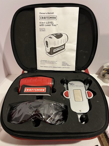 CRAFTSMAN 4-in-1 LEVEL w Laser Trac Model No. 320.48251 with Case ...