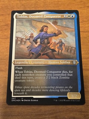 MTG Dominaria United Commander - Tobias, Doomed Conqueror - DMC 67 ...