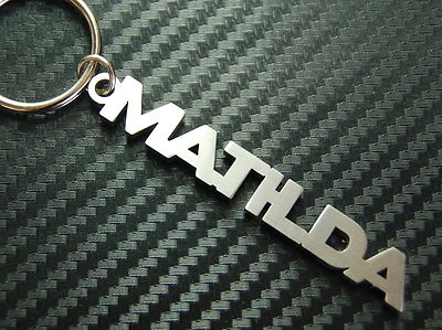 MATILDA Keyring Keychain Key Fob Stainless Steel Name Gift | eBay
