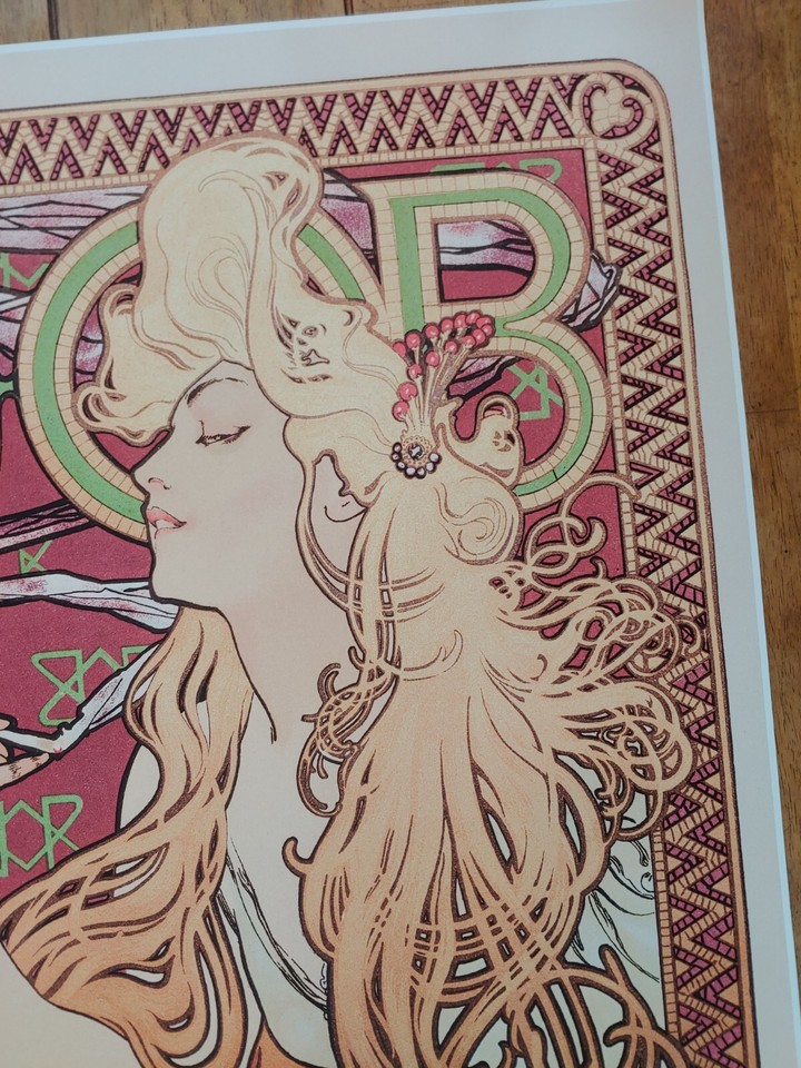 Job (1896) by Alphonse Mucha Art Nouveau Poster | eBay
