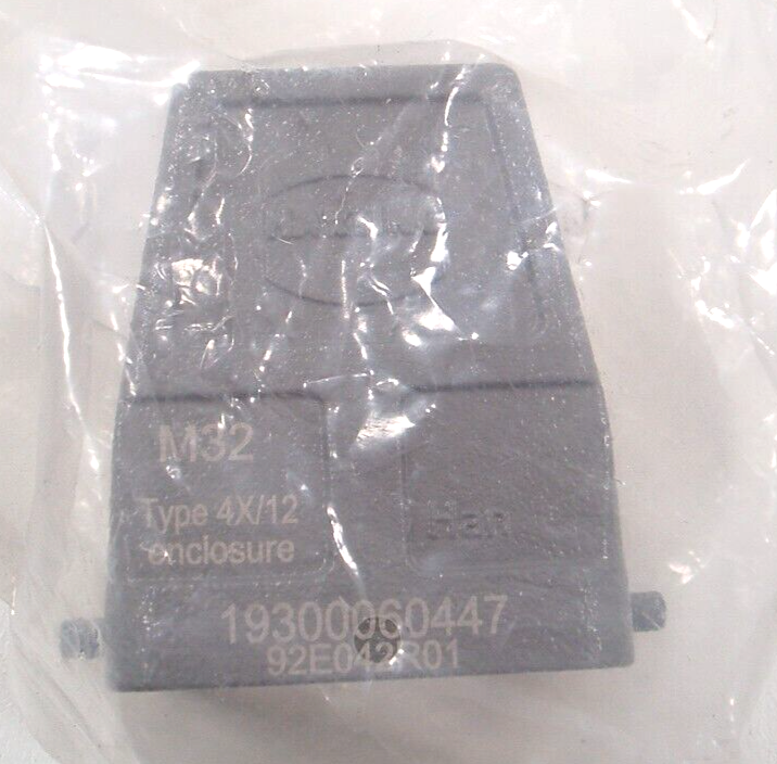 New Sealed Harting Han 6B-HTE-M32 19300060447 Top Entry Connector Hood ...