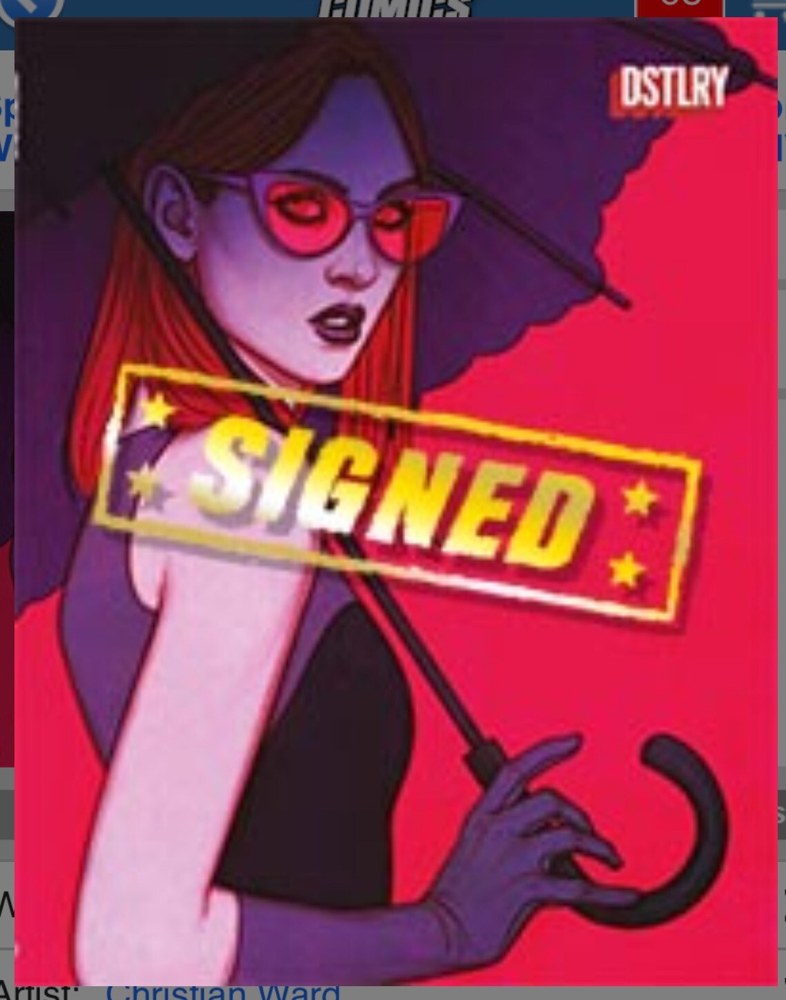 SPECTREGRAPH #1 2024 DSTLRY COMICS JENNY FRISON Signed J.Tynion W/COA ...