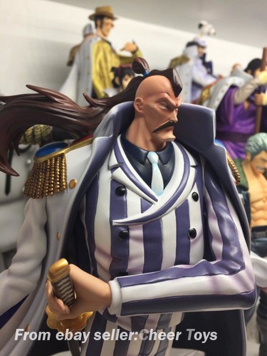 One Piece F.O.C Studio Momonga Figure Marine Lieutenant General Resin ...