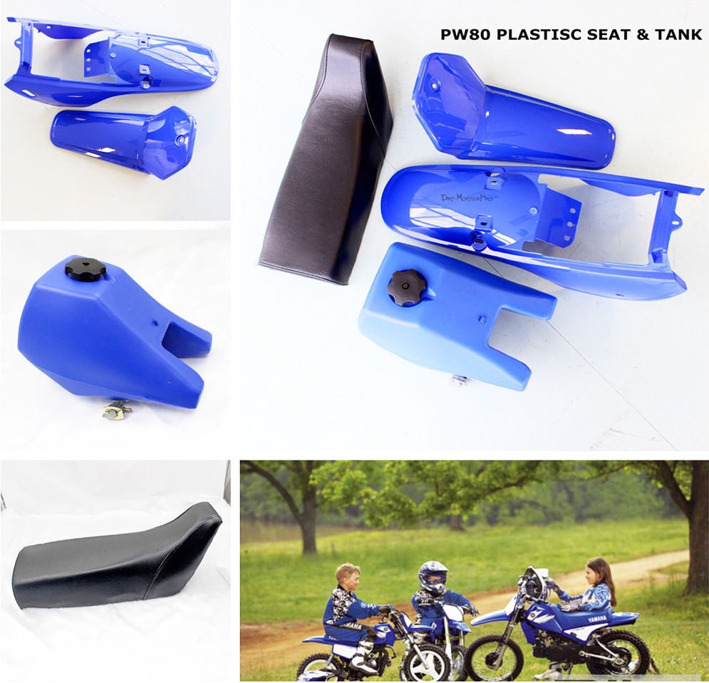 Body Plastic Fender Cover + Fuel Tank + Seat For Yamaha PW80 PY80 ...