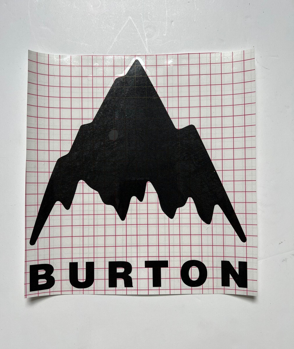 Burton Mountain Logo Aufkleber Snowboard Servicing