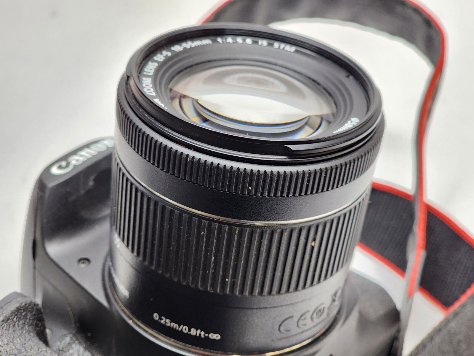 Canon EOS 850D DSLR Camera W/ 18-55mm AF+MF Lens, Front lens cap and ...