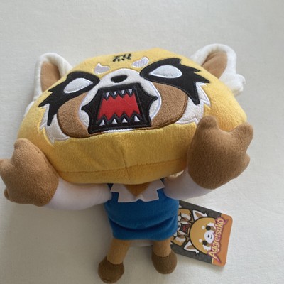 Sanrio- Aggretsuko Aggressive Retsuko 14" Plush Stuffed Doll Rage Face ...