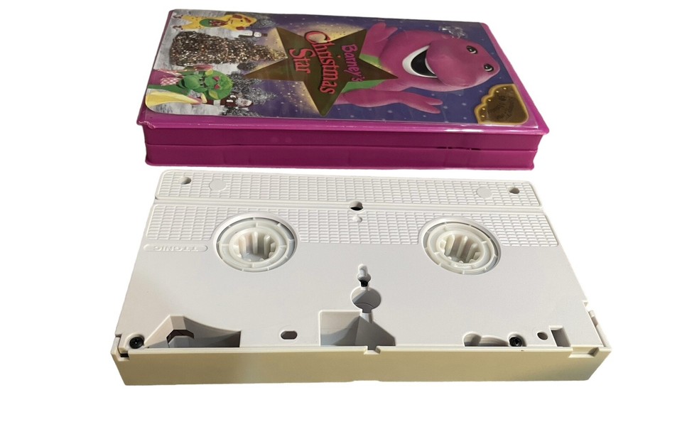 VHS Barney - Barney’s Christmas Star (VHS, 2002) Holiday Songs ...