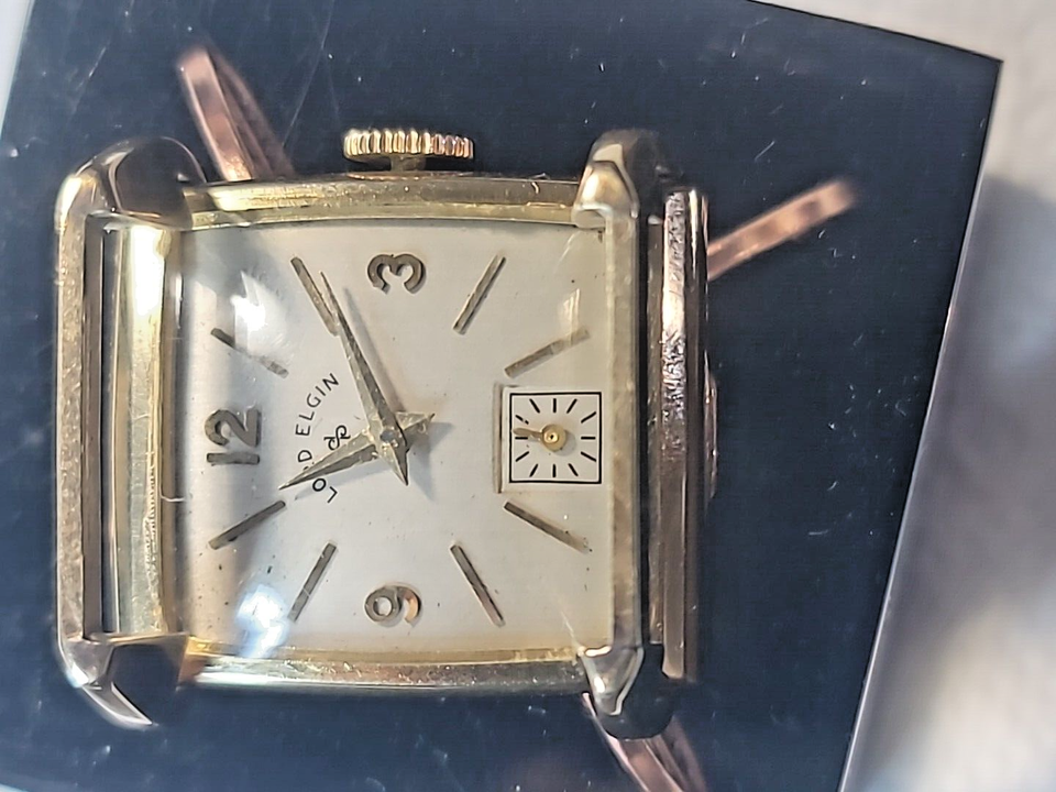 Vintage Rare Drivers Men’s Lord Elgin 21J cal 670 14K GF Case 4625 VG ...