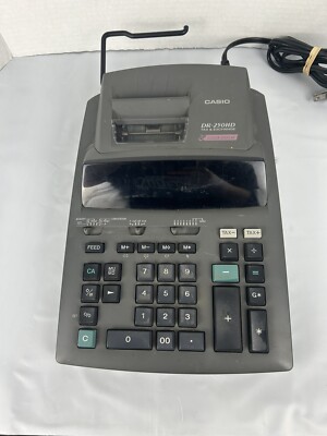 Casio DR-250HD TAX & EXCHANGE Receipt Printer Calculator | eBay