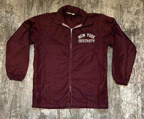 VTG 1970s NYU New York University Windbreaker Jacket - M -JEM ...