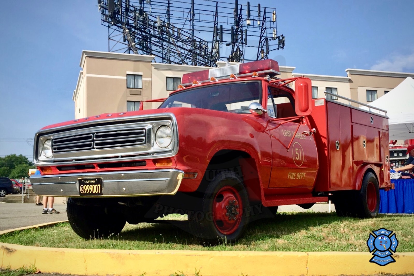 Emergency La County Fire Dept Squad 51 Replica 8x12 Photo Print Wall