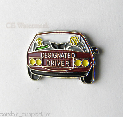 DESIGNATED DRIVER HUMOR NOVELTY FUNNY LAPEL PIN BADGE 1 INCH | eBay