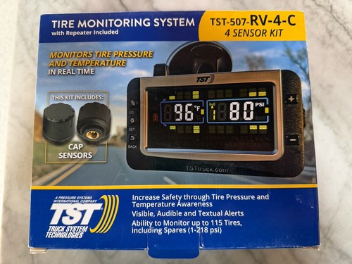 Truck Systems TST507RV4C 507 Series RV Cap Sensor TPMS System | eBay