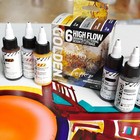 High Flow Acrylics by GOLDEN, High Flow Drawing & Lettering Set, 6 ...