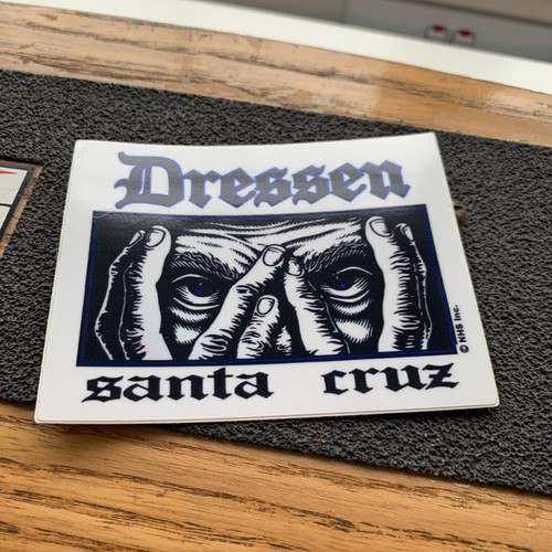 Santa Cruz Eric Dressen Everslick Eyes Skateboard Sticker - 1990s | eBay