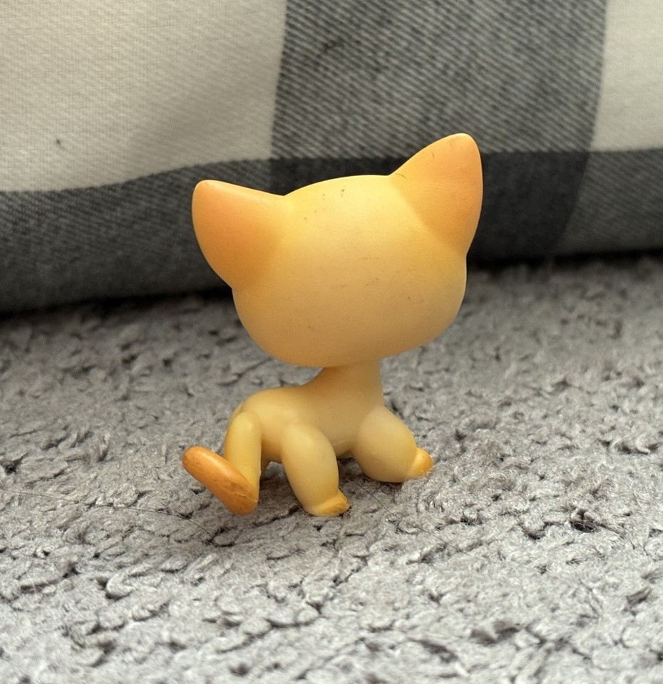 Littlest Pet Shop LPS Orange Shorthair Cat Kitten 339 Brooke Hayes 2006 ...