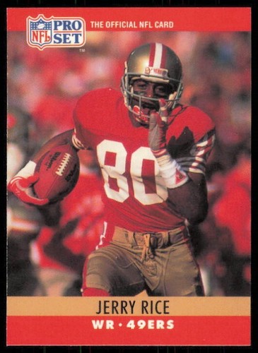 1990 JERRY RICE Pro Set Football Card #295 49ers NFL🔥 | eBay