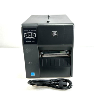 Zebra ZT220 Thermal Transfer Commercial Printer USB Ethernet FREE ...