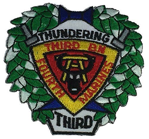 USMC THIRD 3RD BATTALION BN FOURTH 4TH MARINE DIVISION MARDIV PATCH THUNDERING | eBay