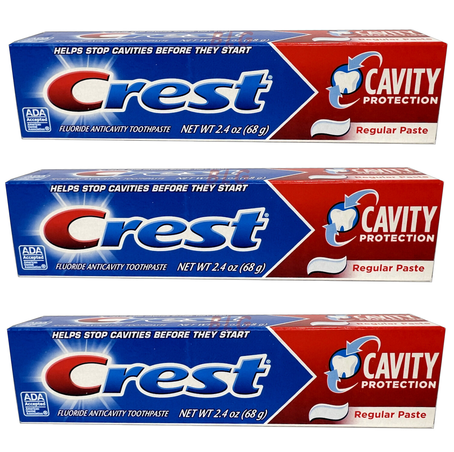CREST CAVITY Protection WHITENING Fluoride Mint Toothpaste Bundle ...