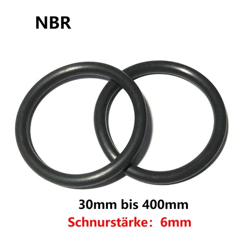 O-Ringe Dichtringe Dichtungsringe 30 mm bis 400 mm / Schnurstärke 6 mm ...